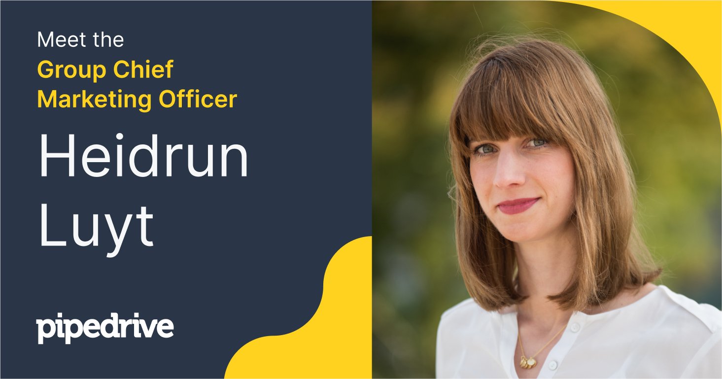 Pipedrive appoints transformational marketer Heidrun Luyt as CMO to ...