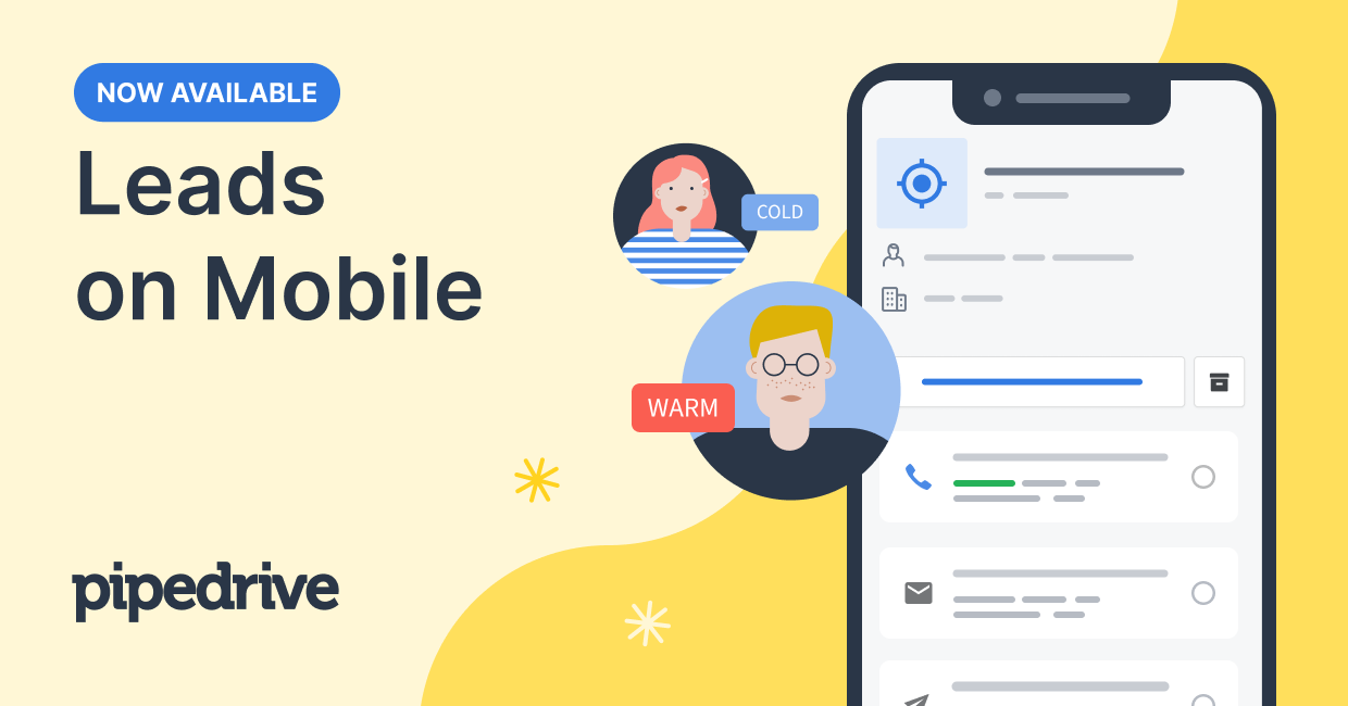 Pipedrive Leads auf dem Handy verwalten | Pipedrive