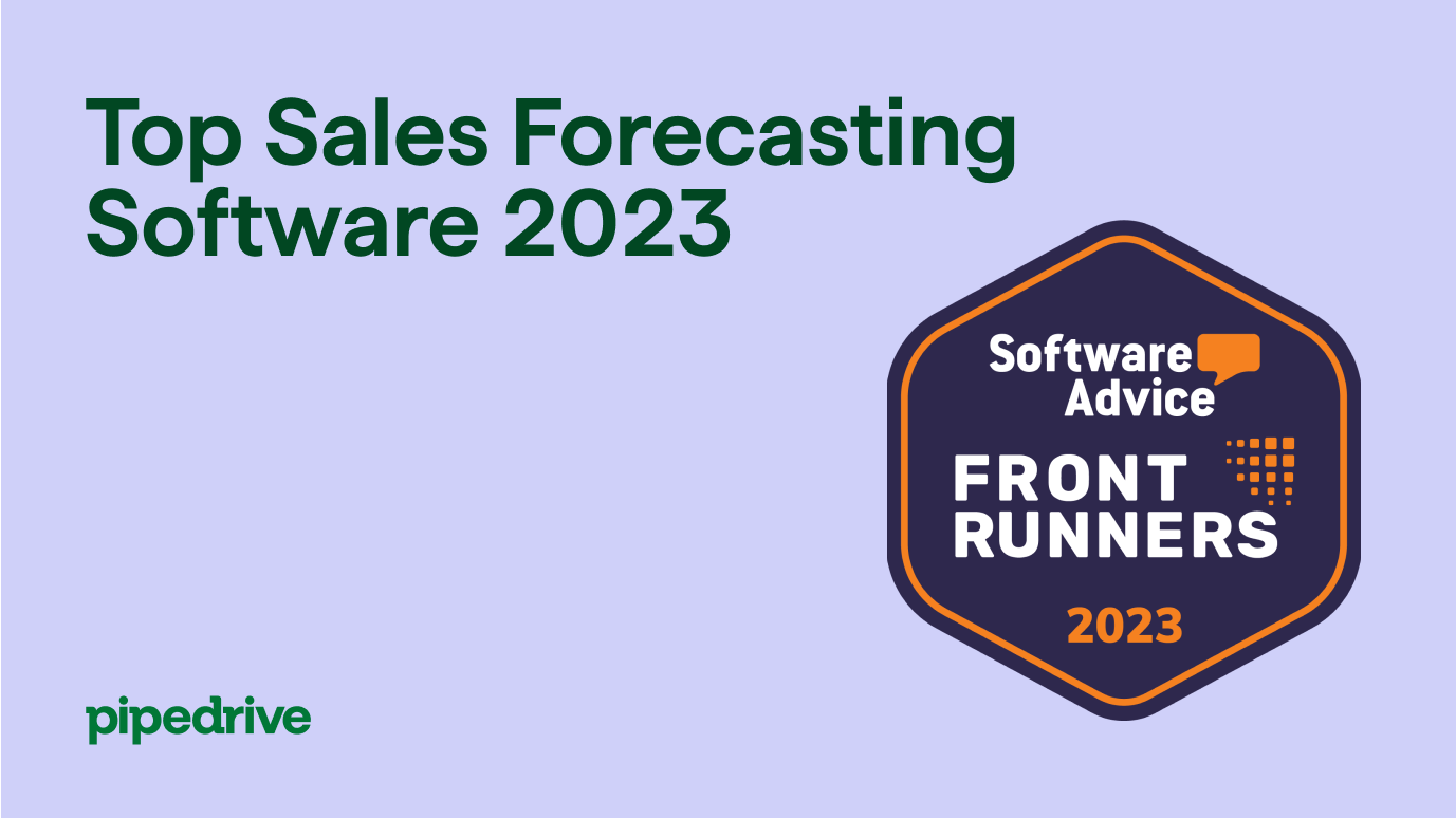 Pipedrive included in Software Advice’s FrontRunners report for Best Sales Forecasting Software ...