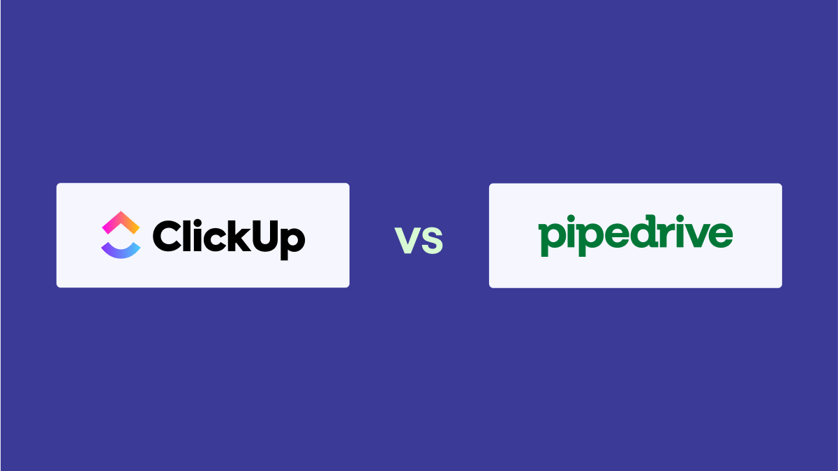 Pipedrive vs. ClickUp im Vergleich | ClickUp-Alternative | Pipedrive