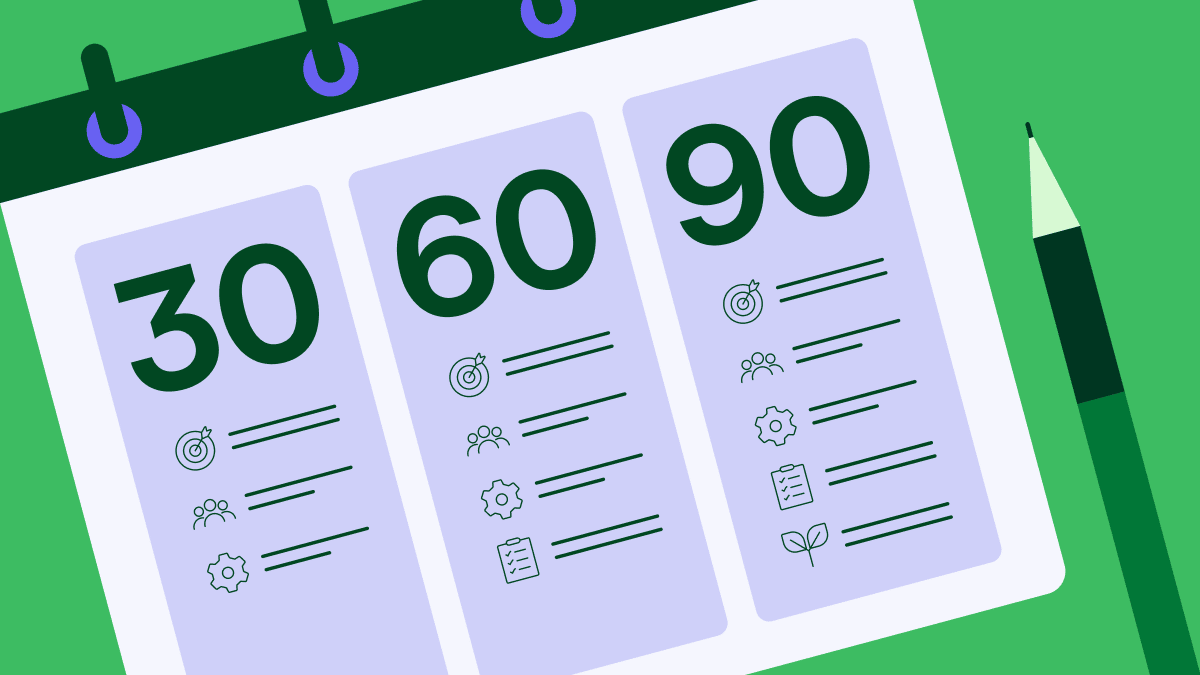30-60-90 Day Manager’s Plan: Guide and Examples