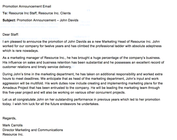 Email Announcements Business Announcement Emails Examples Templates 